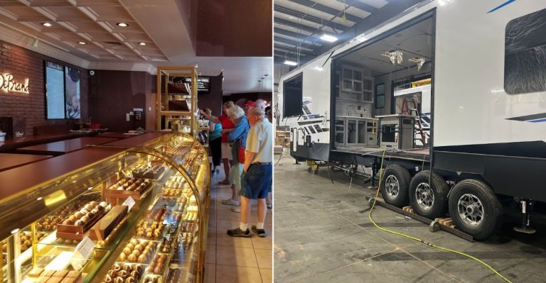 10 Indiana Factory Tours Where Glass, Candy, And Campers Steal The Day