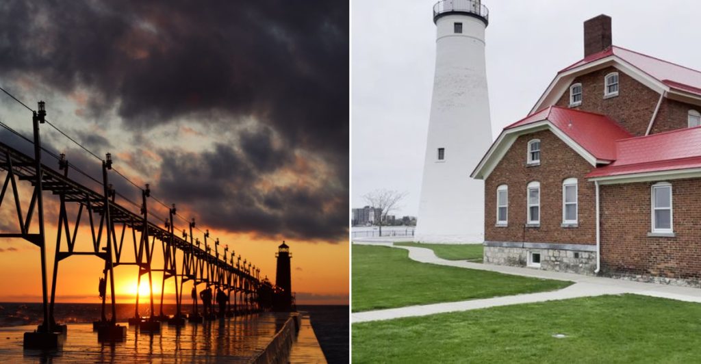 10 Michigan Lighthouses With Backstories As Dramatic As The Stormy ...
