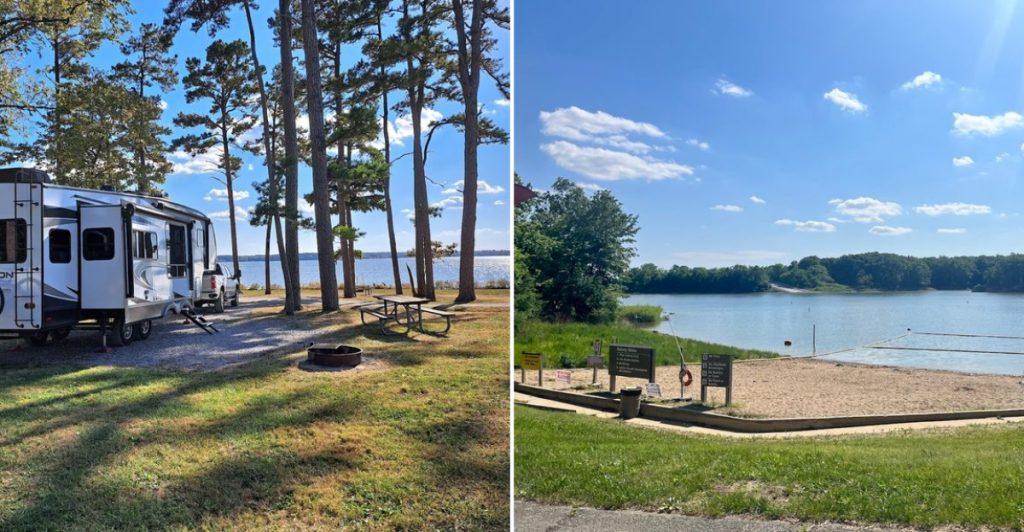 13 Waterfront Campgrounds In Illinois With Swim Beaches To Visit This Year