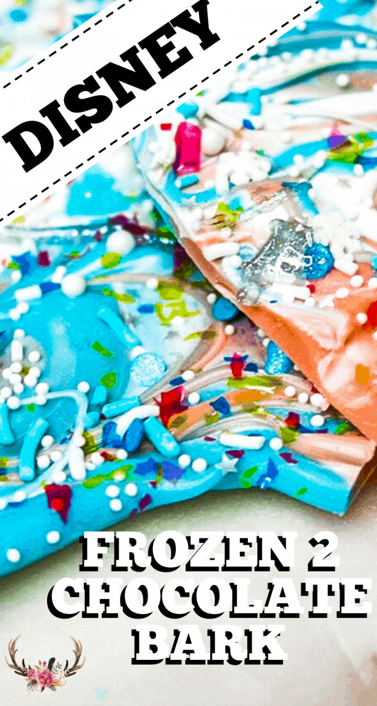Frozen 2 birthday Party Ideas - Chocolate Bark - Ever After in the Woods