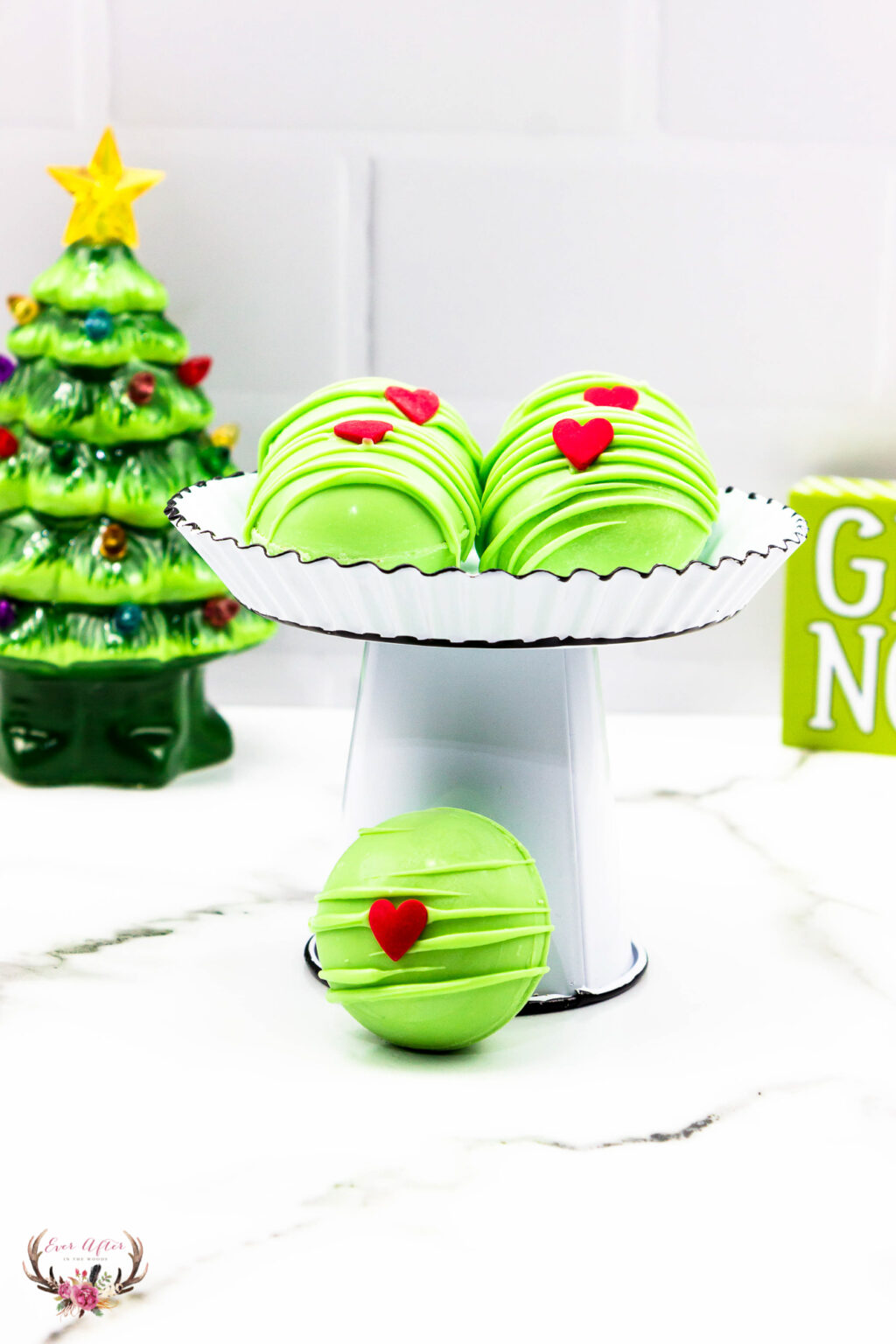 Grinch Hot Chocolate Bombs - Ever After in the Woods