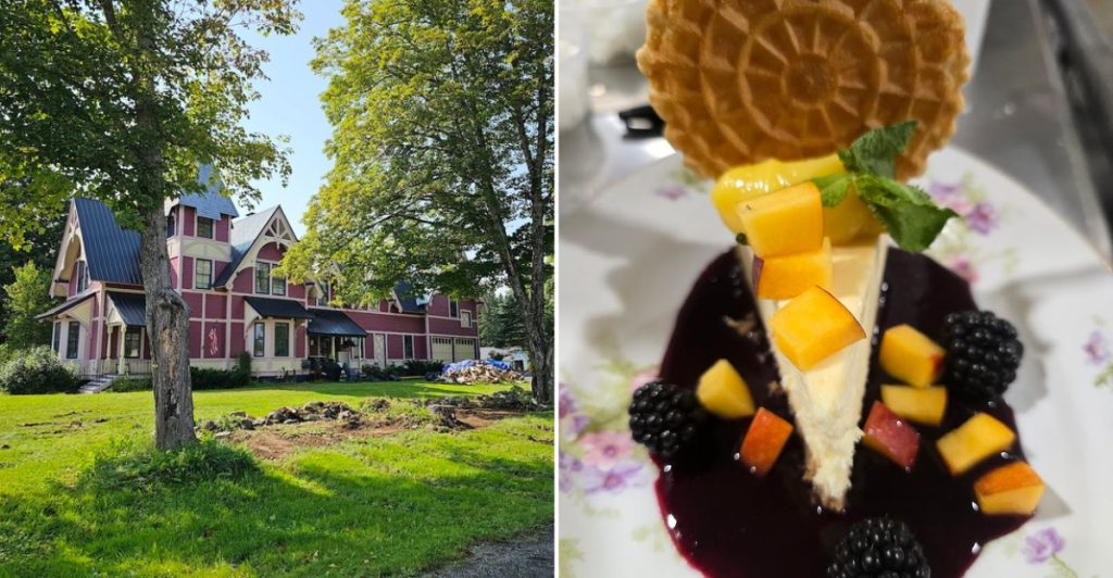 This Charming Victorian Cafe In Maine Serves Unforgettable Cheesecake