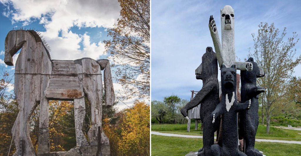 This Enchanting Maine Sculpture Park Looks Straight From A Fairytale