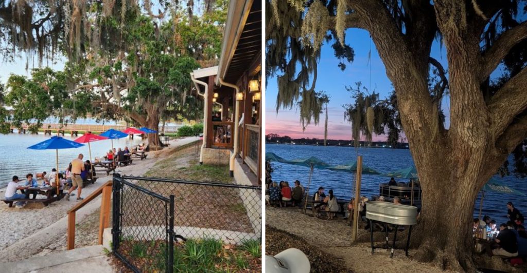 This Florida Lakefront Restaurant Makes Dinner Feel Like A Beach Day Bonus