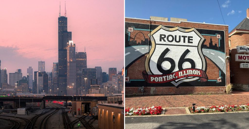 This Illinois Train Ride Hits The Most Picture-Perfect Route 66 Communities