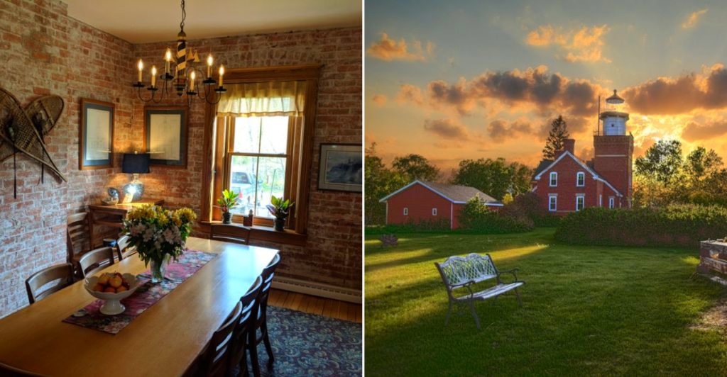 This Michigan Historic Lighthouse Restaurant Offers A Seaside Feast