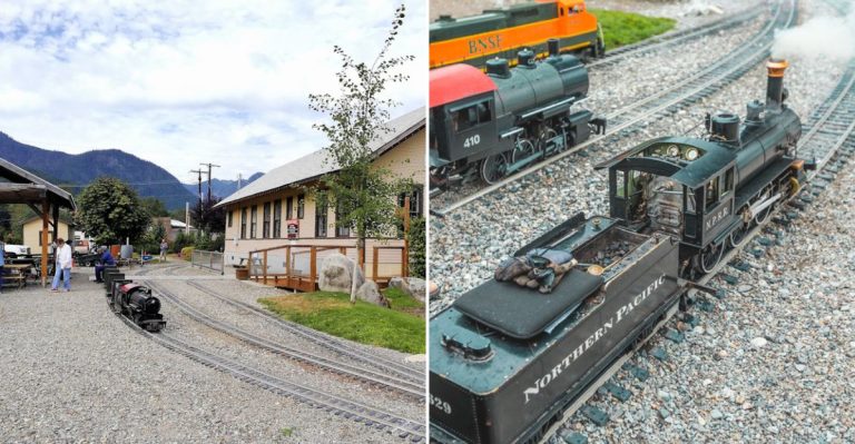 This Miniature Washington Train Offers The Most Charming Ride Through ...