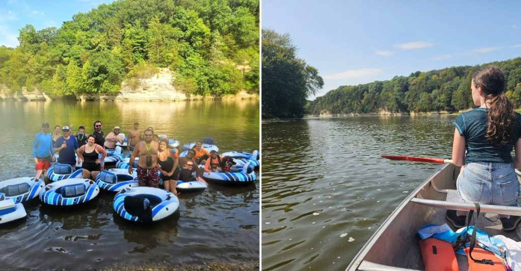 This Scenic Illinois Tubing Trip Is The Perfect Cure For A Hot Summer Day