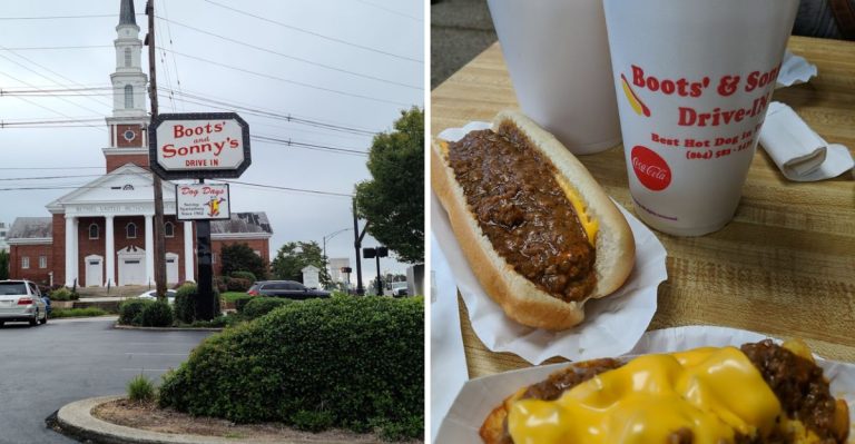 This South Carolina Drive-In Has A Chili Slaw Dog Regulars Swear By