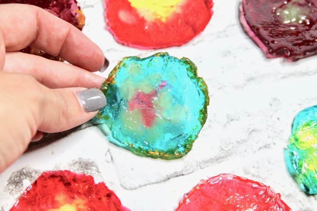 How to Make Agate, Geode Candy Slices - Ever After in the Woods