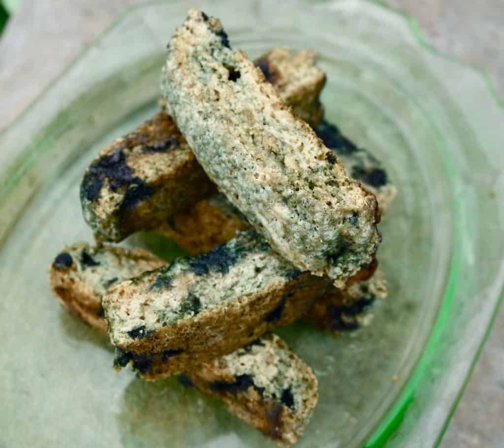 Light Blueberry Almond Biscotti - Ever After in the Woods