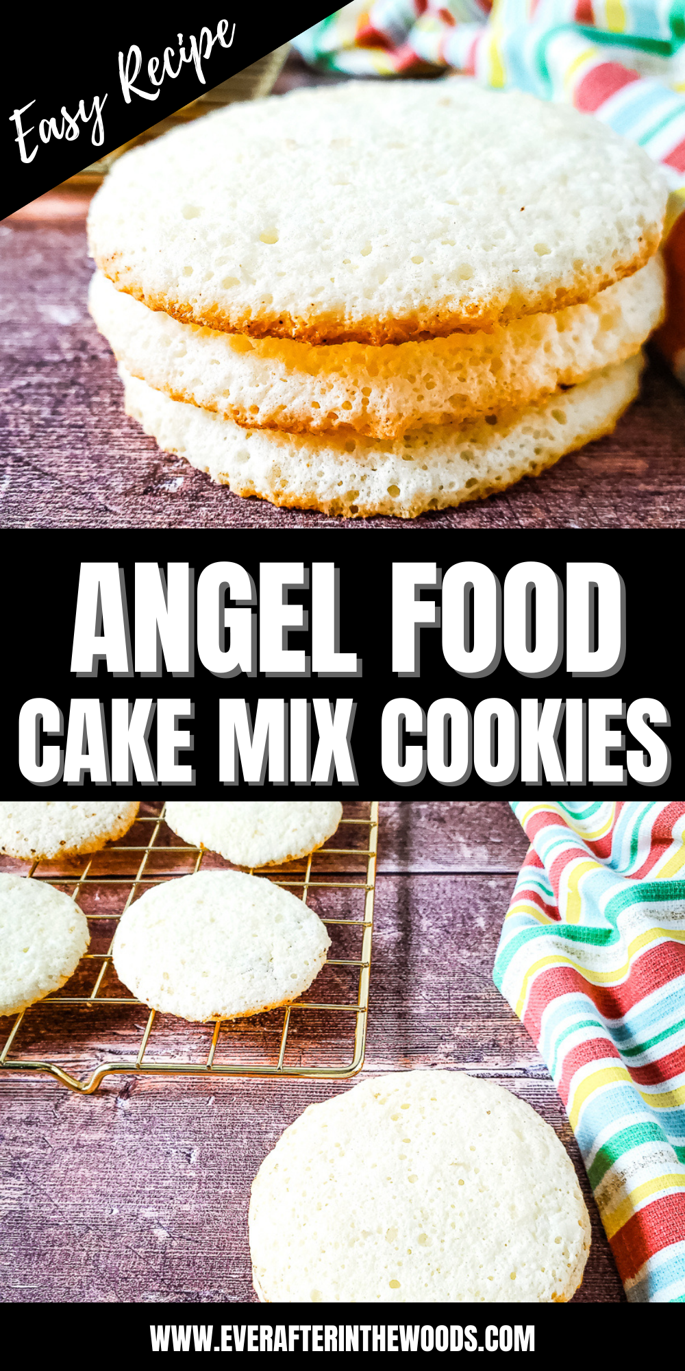 Angel Food Cake Mix Cookies - Cookies from a Cake Mix - Ever After in ...