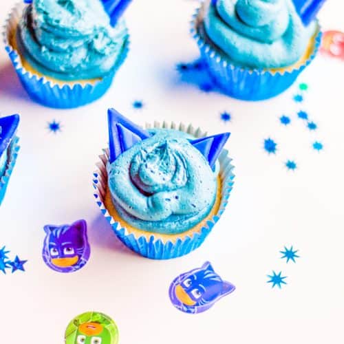 Cat Boy Cupcakes – Perfect for PJ Masks Birthday Party - Ever After in ...