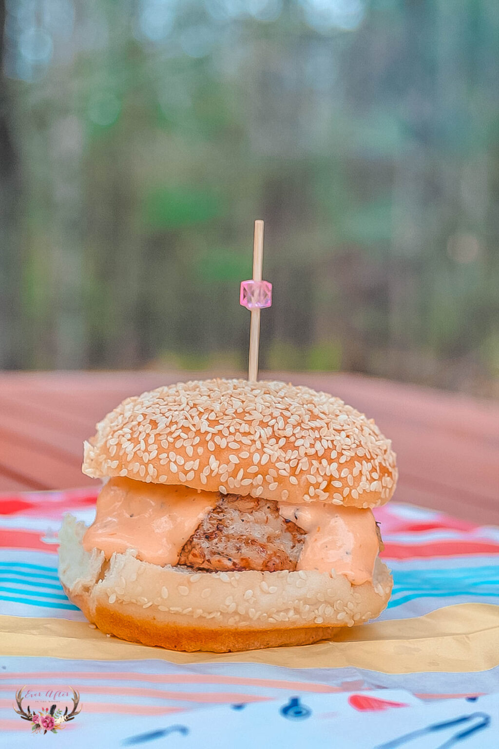 Chicken Bacon Ranch Burger Masterpiece - Ever After in the Woods