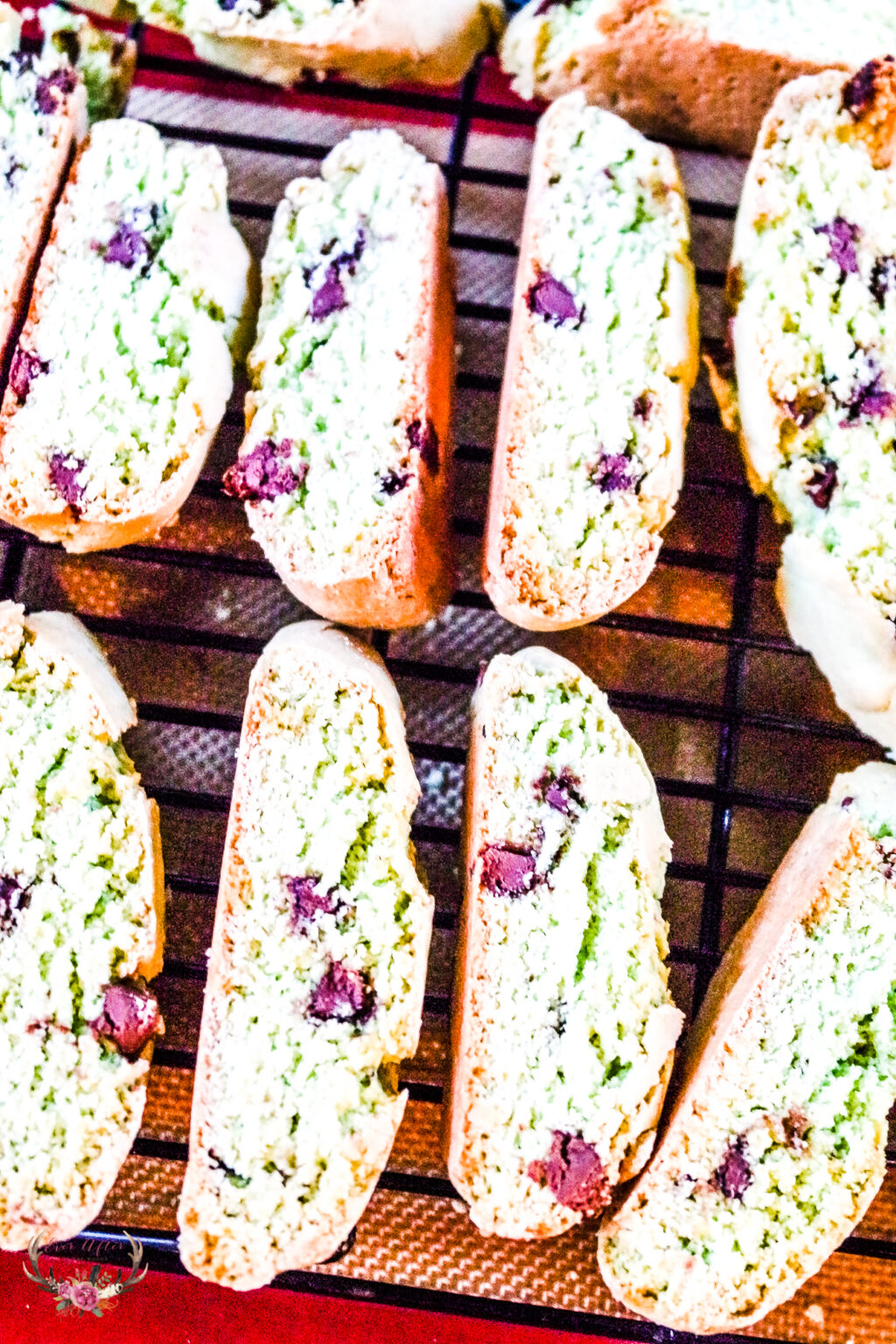 Mint Chocolate Chip Biscotti - Ever After in the Woods