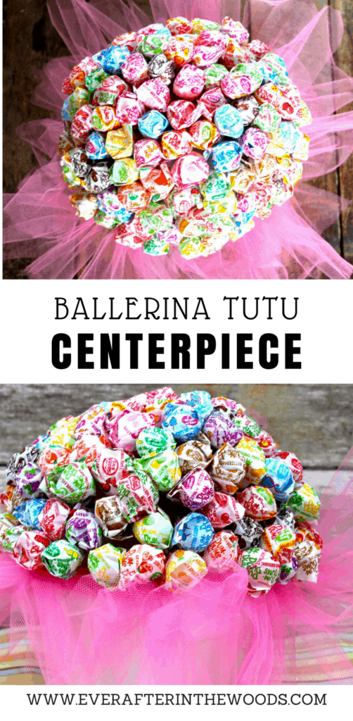 TUTU Centerpiece for Girls Birthday Party - Ever After in the Woods