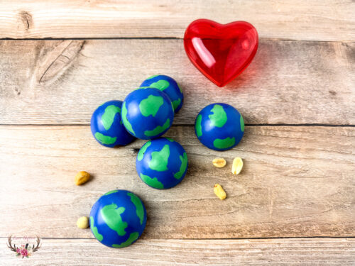 Earth Day Dessert Idea - Chocolate Peanut Butter Mini Earths Recipe ...