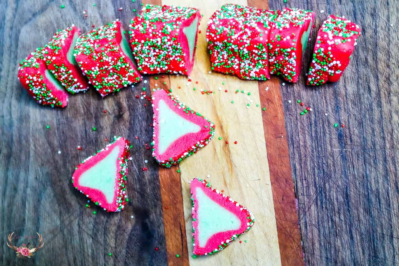 Sprinkle Elf Hat Cookies - Christmas Cookies - Ever After in the Woods
