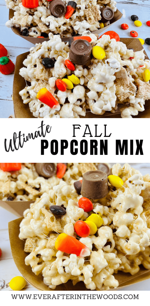 Best Fall Snack - Ultimate Fall Popcorn Snack Mix - Ever After in the Woods