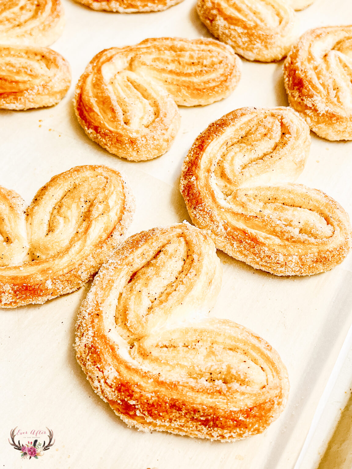 Easy French Palmier Recipe - Elephant Ears - Ever After in the Woods