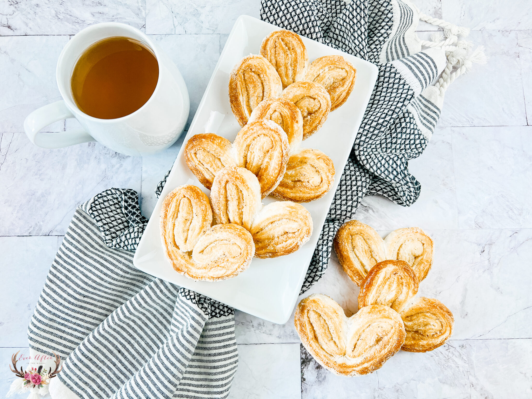 Easy French Palmier Recipe - Elephant Ears - Ever After in the Woods