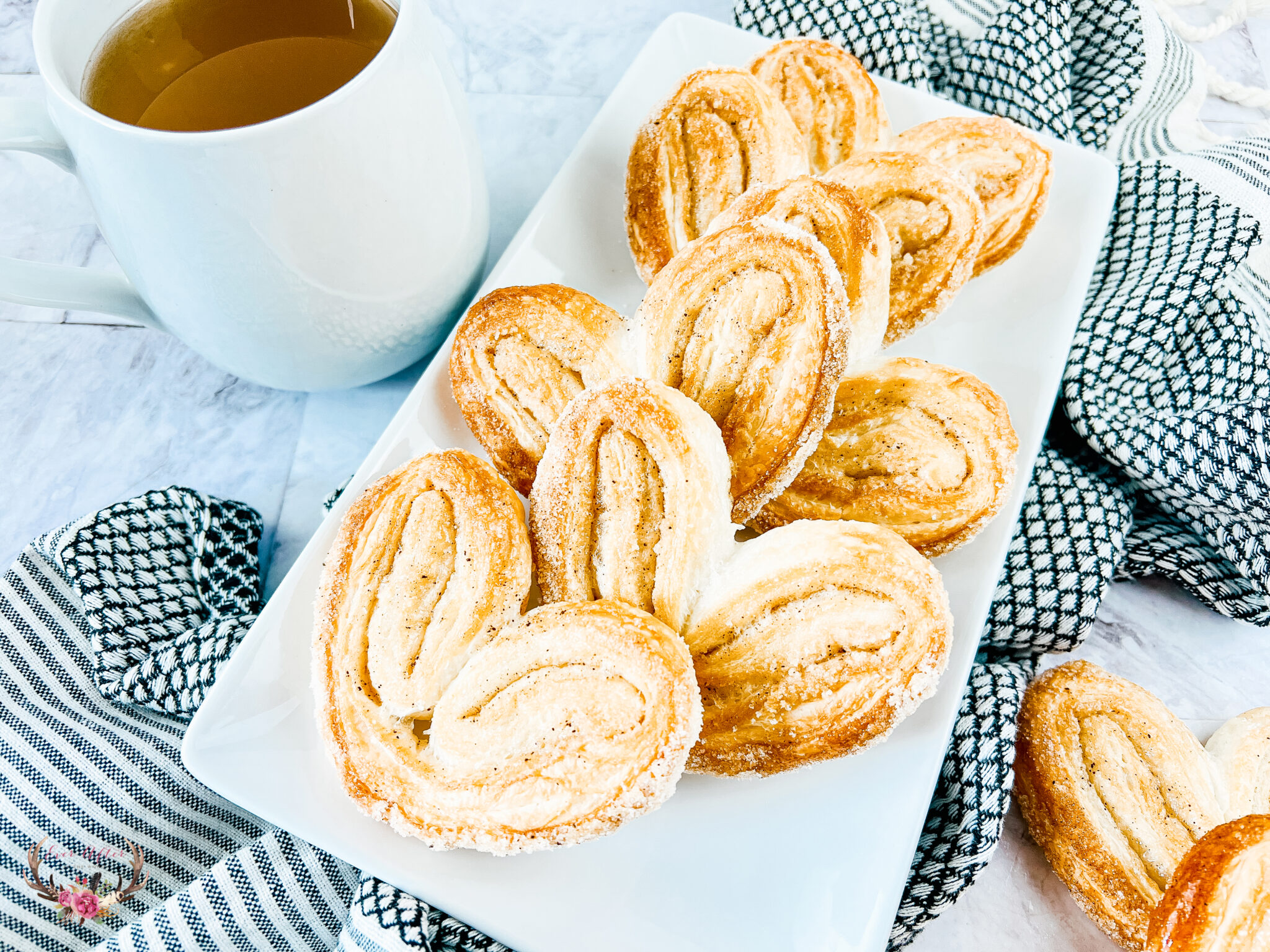 Easy French Palmier Recipe - Elephant Ears - Ever After in the Woods