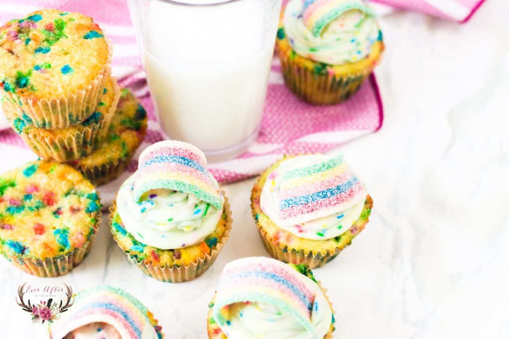 Funfetti Cupcakes - Ever After in the Woods