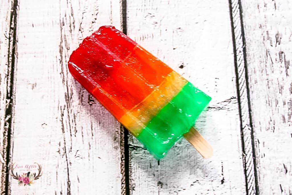 Rainbow Jello Ice Pops - Ever After in the Woods