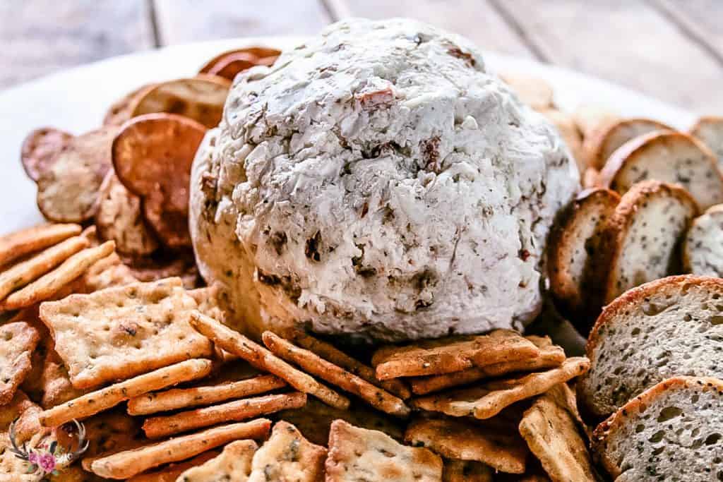 Pizza Cheese Ball Appetizer Recipe - Ever After in the Woods