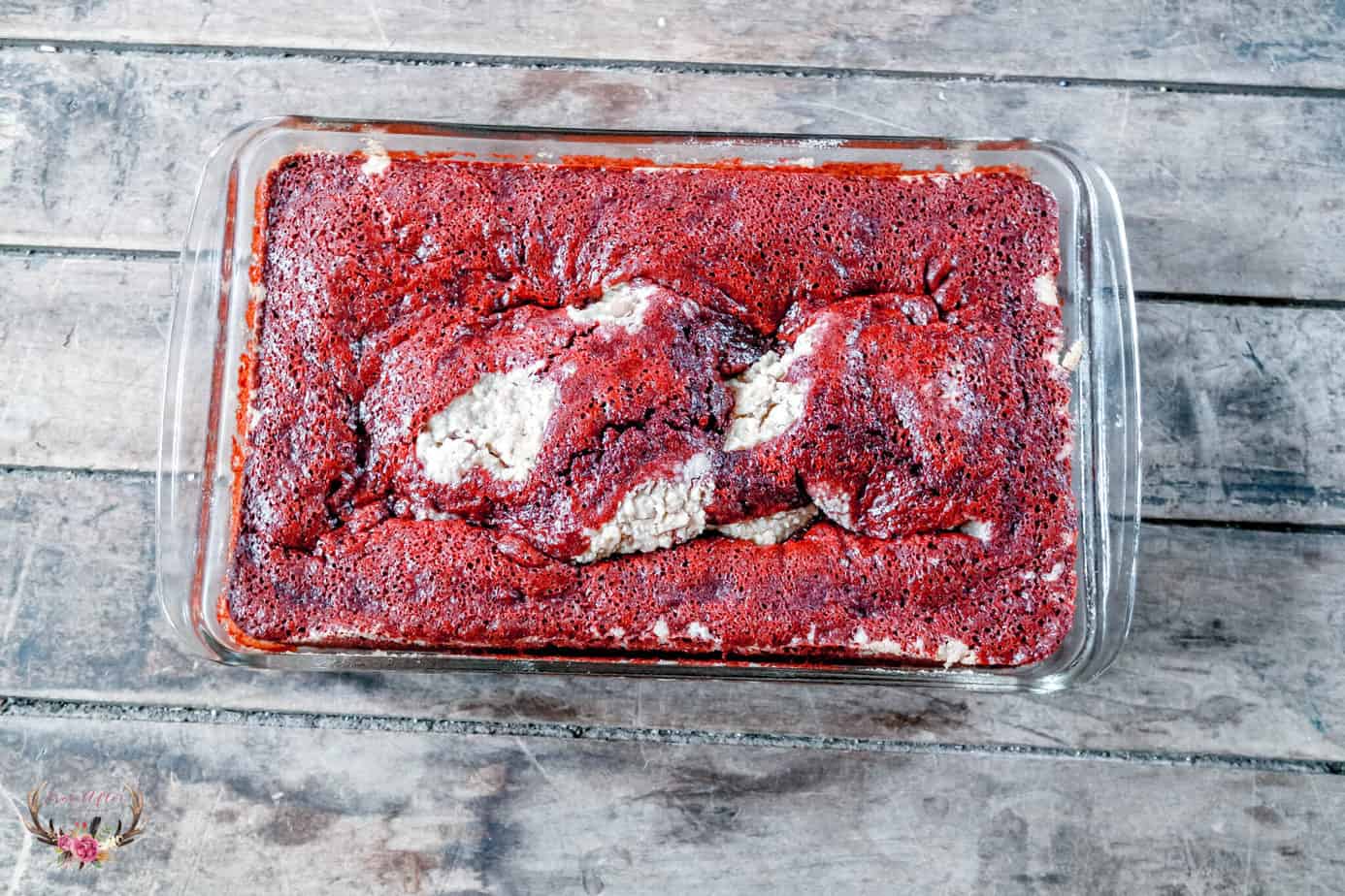 Easy Red Velvet Crumb Cake Recipe from a Cake Mix - Ever After in the Woods