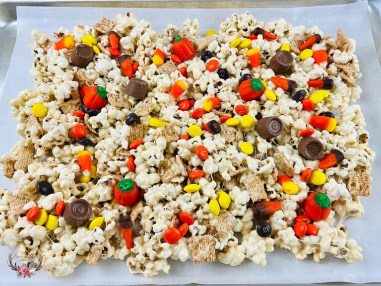 Best Fall Snack - Ultimate Fall Popcorn Snack Mix - Ever After in the Woods
